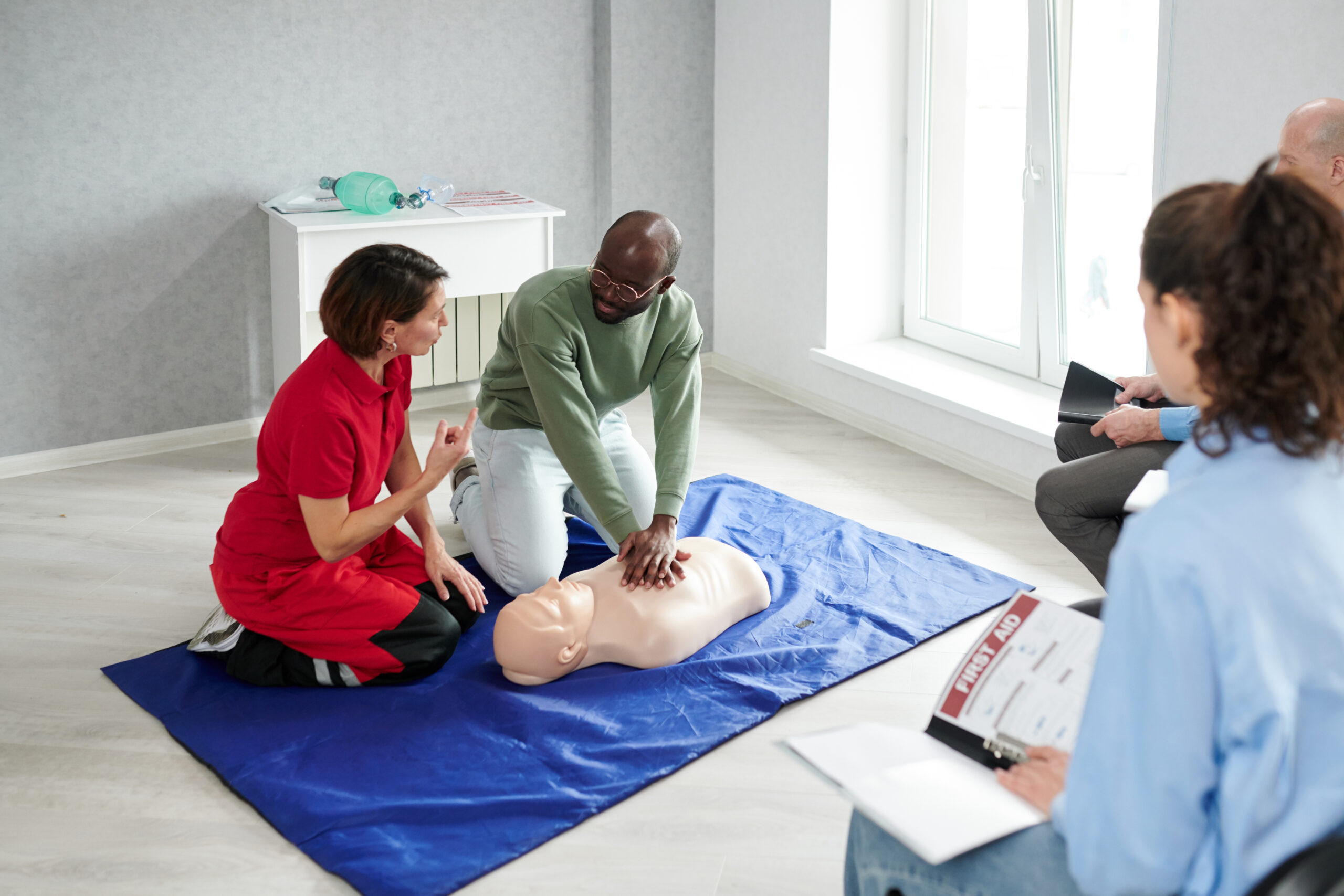 CPR and Rescue Breathing First Aid Guide for Cardiac Arrest